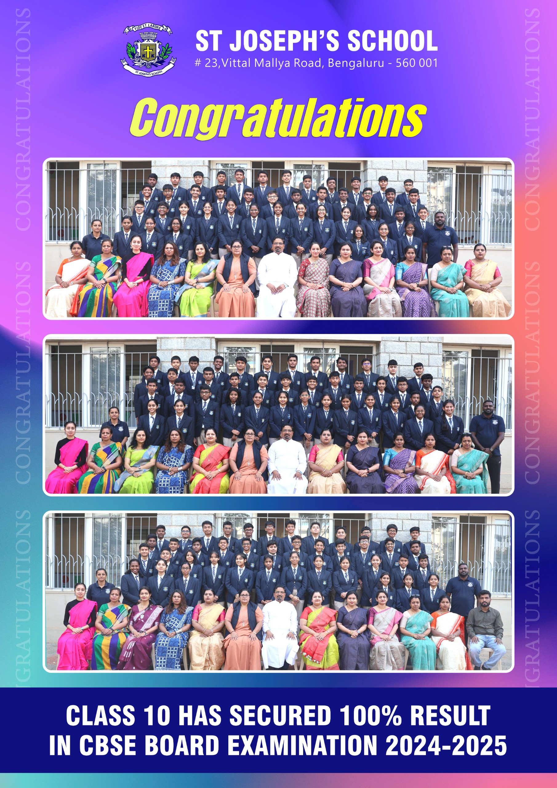 St Joseph's School, Bangalore